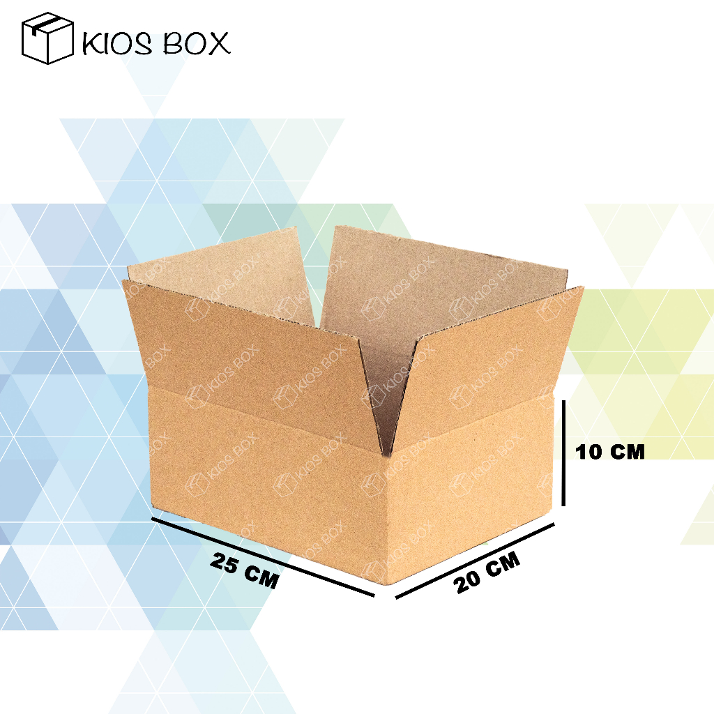 Jual Kardus Polos Karton Box 25x20x10 | Shopee Indonesia
