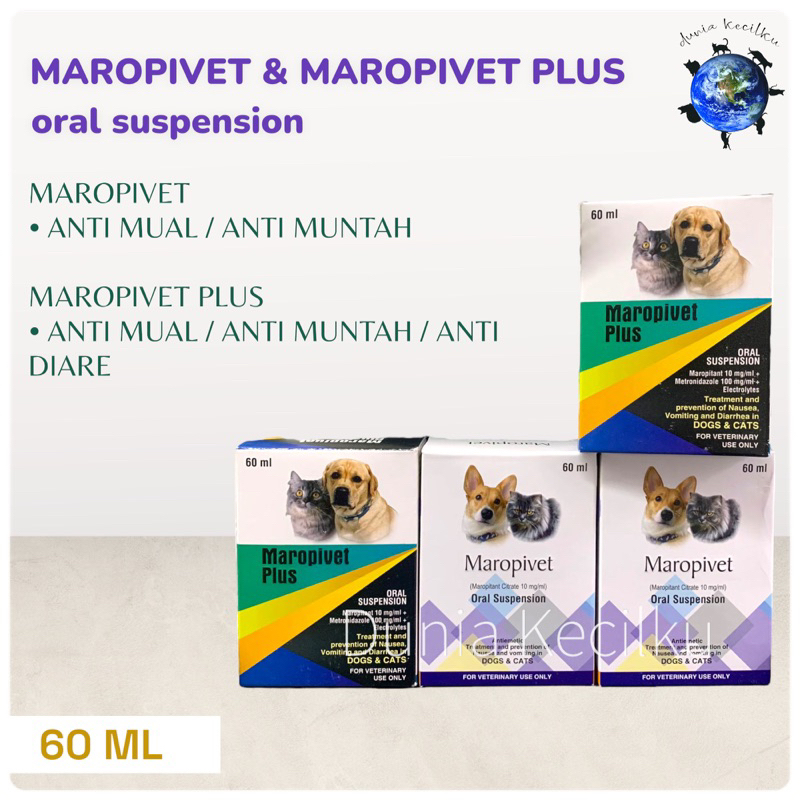 Jual Maropivet Oral Suspension Anti Muntah / Mual - Maropivet Plus Anti ...
