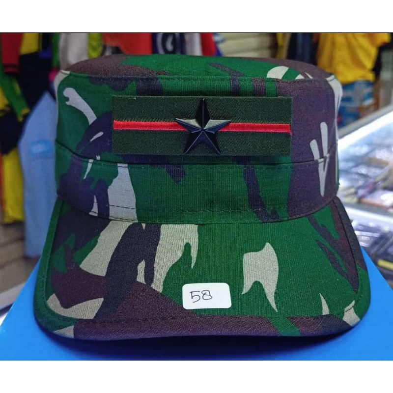 Jual TOPI PET PDL TNI MALFINAS + PANGKAT DAN NAMA LOGAM TIMBUL | Shopee ...