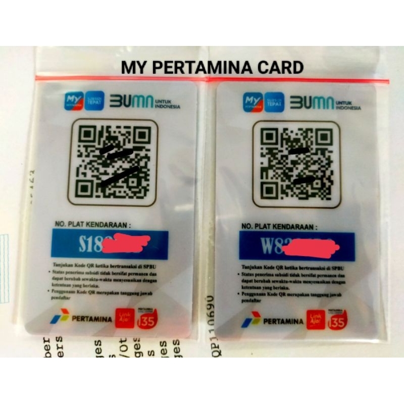 Jual Cetak My Pertamina Card | Shopee Indonesia