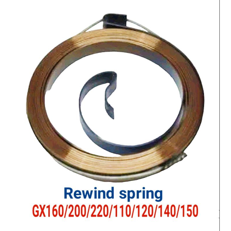 Jual per starter recoil GX110 120 140 160 200 honda pegas tarikan nyala mesin rewind spring 5.5 ...