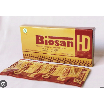 Jual BIOSAN HD BOX ISI 12 KAPLET | Shopee Indonesia
