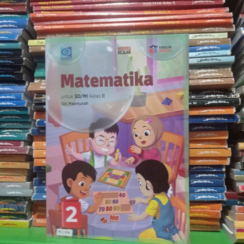 Jual buku kurikulum merdeka MATEMATIKA untuk sd mi kelas 2 GRAFINDO | Shopee Indonesia