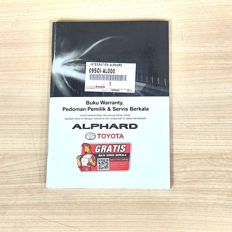 Jual Buku Manual Pedoman Pemilik Integration Book Alphard Original ...