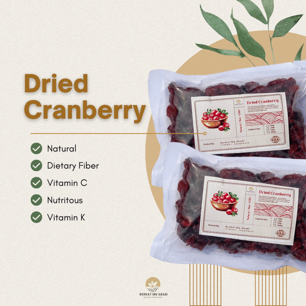 Jual Dried Cranberry 250gr / Cranberries Kering 250gram | Shopee Indonesia