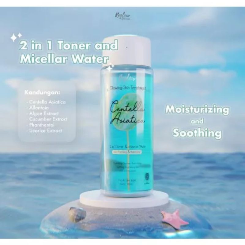 Jual KEMASAN LAMA TONER/MICELLAR WATER 2 IN 1 REGLOW DR SHINDY SKINCARE ...