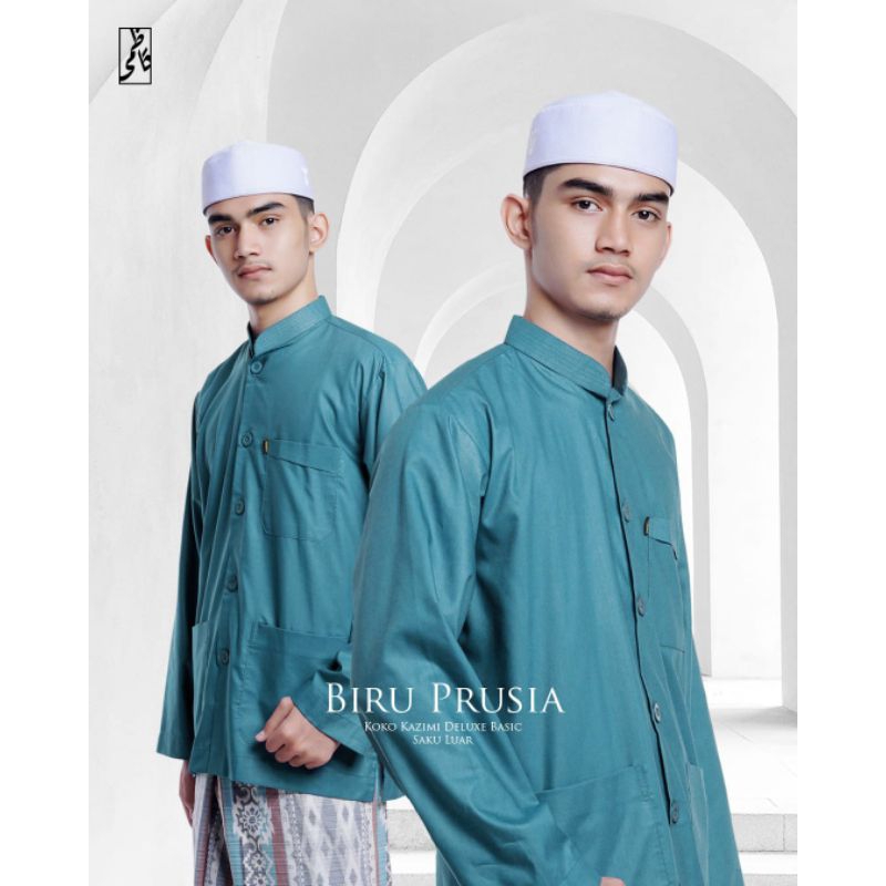 Jual KOKO HAIBAH KAZIMI - BIRU PRUSIA | KOKO HABAIB MODEL AMMU | BAJU ...