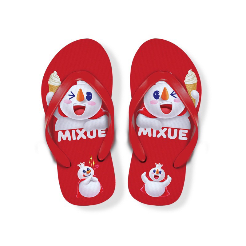 Jual Sandal Japit Anak Mixue Read | Shopee Indonesia