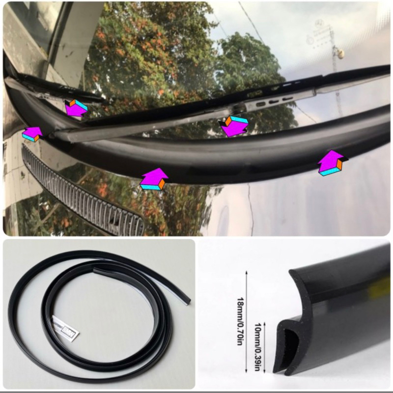 Jual Repair Karet Wiper Bawah Kaca Depan ALL SERIES BMW seri E36 E38 E39 E46 E53 E90 E60 E65 E66 ...