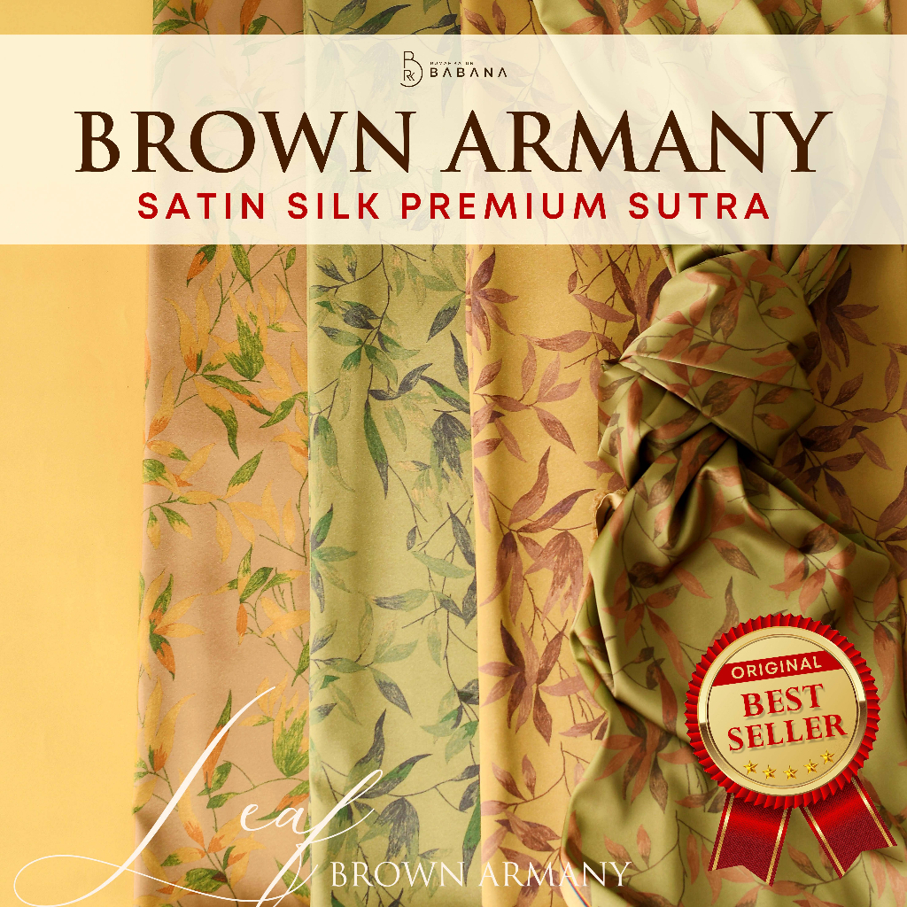 Jual Babana Kain Satin Silk Premium Sutra Motif | Shopee Indonesia