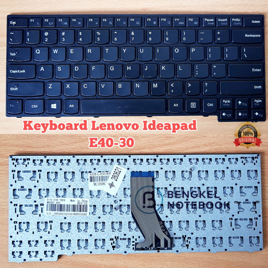 Jual Keyboard Lenovo Ideapad E40-30 E40-45 E40-70 E40-80 E40-81 E41-70 E41-80 | Shopee Indonesia