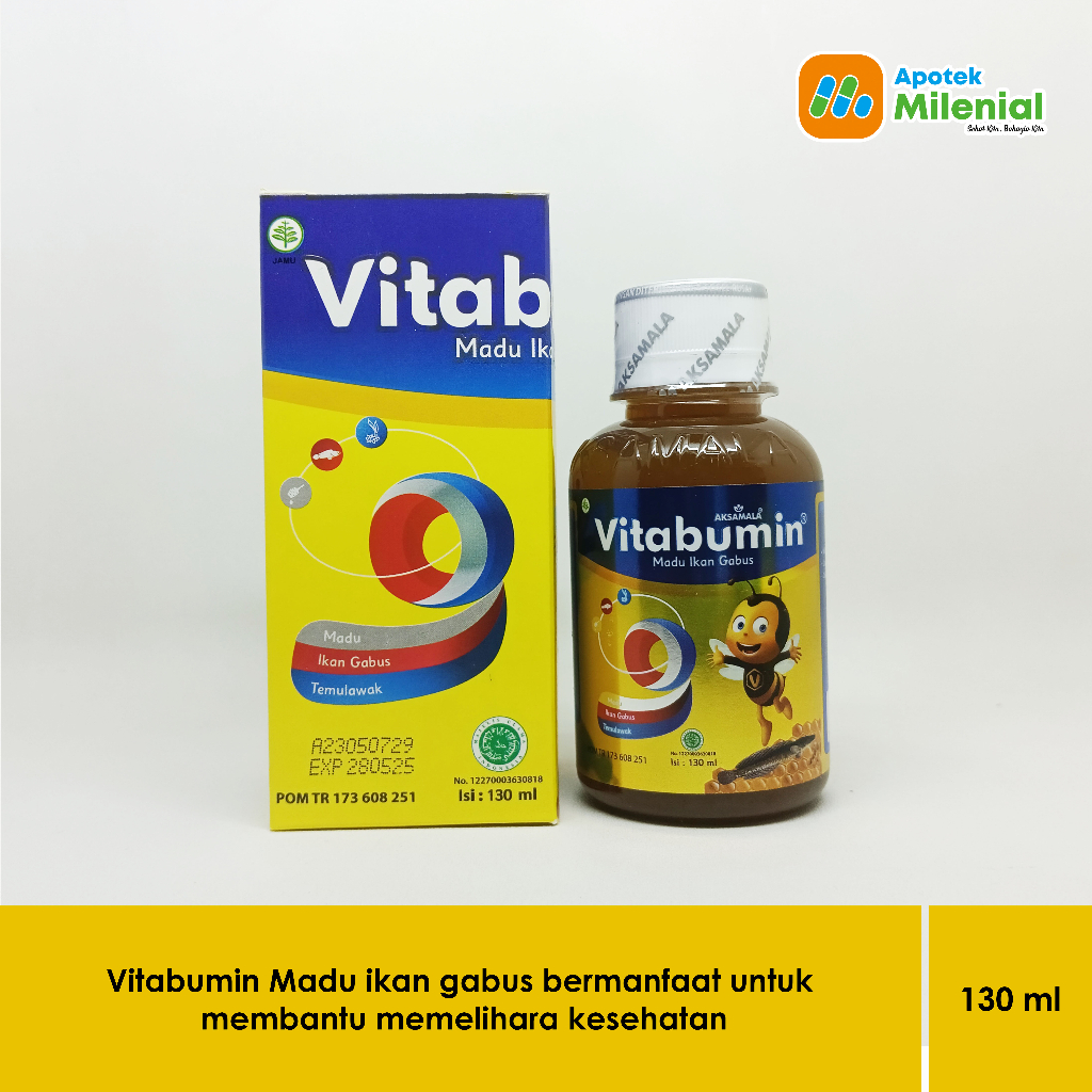 Jual Vitabumin Madu Ikan Gabus Sirup 130 ml | Shopee Indonesia