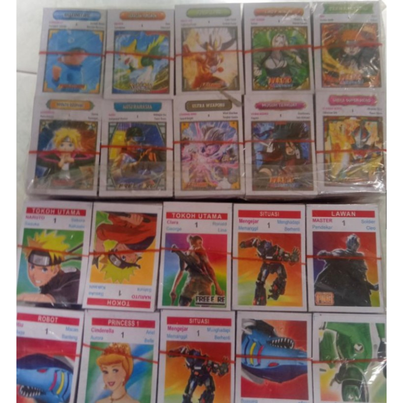 Jual KARTU KWARTET/ KARTU MAINAN 640 lbr | Shopee Indonesia