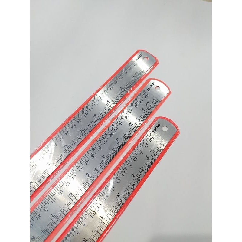 Jual penggaris besi/stainless steel ruler JOYKO 20cm/30cm | Shopee Indonesia