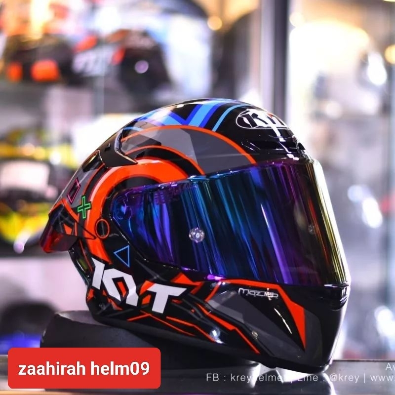 Jual KYT tt course seri rathapark100% original dan bisa cod-0Helm KYT TT Course Motif/ Polos ...