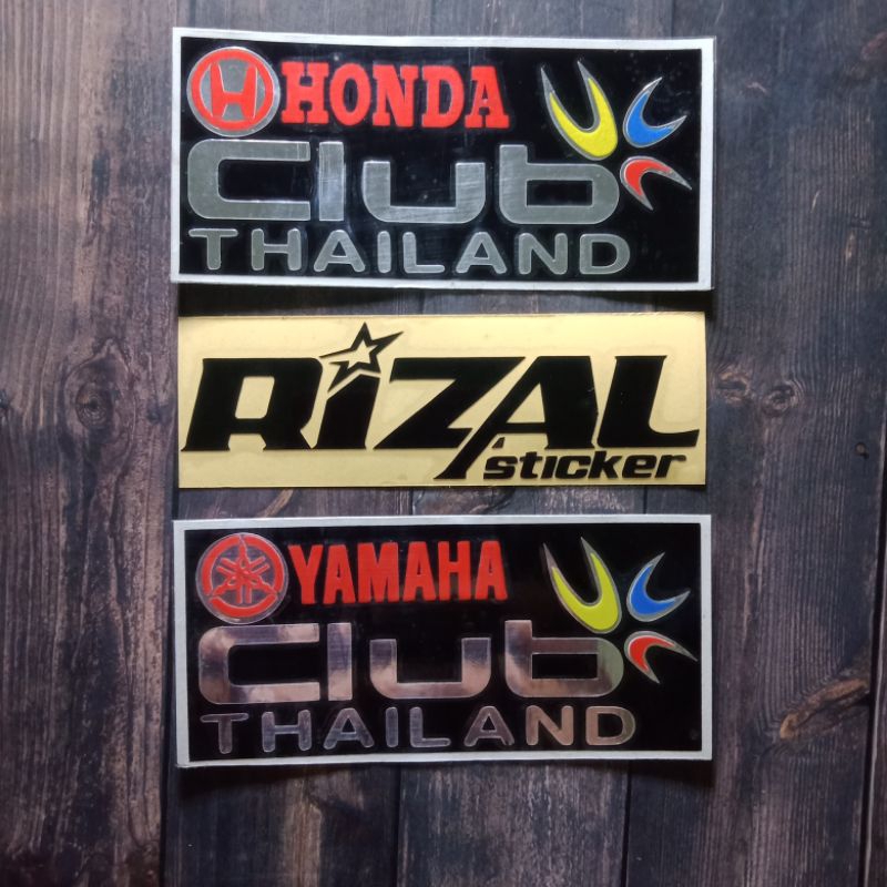 Jual STICKER YAMAHA CLUB THAILAND DAN HONDA CLUB THAILAND CUTTING ...