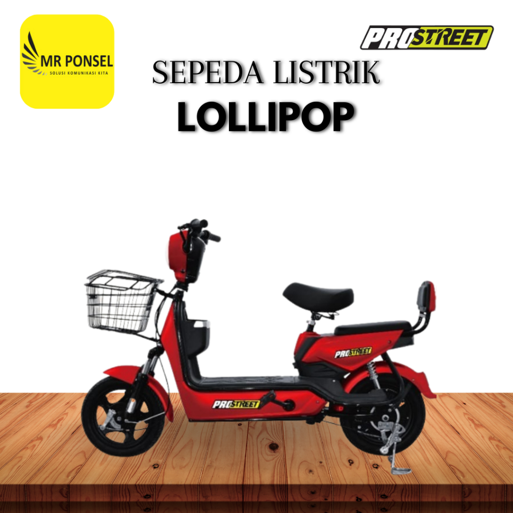 Jual SEPEDA LISTRIK PRO STREET LOLLIPOP GARANSI RESMI | Shopee Indonesia