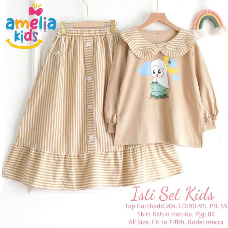 Jual pakaian anak perempuan ISTY SET KIDS one set anak perempuan ...