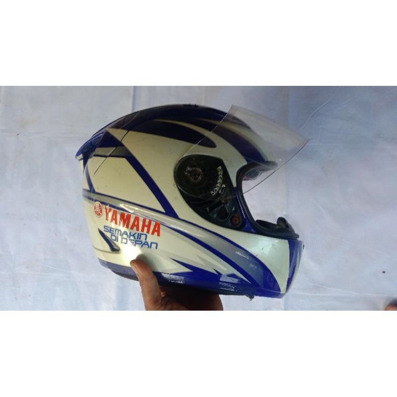 Jual helm fullface murah helm yamaha fullface helm motosport helm ...