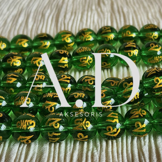 Jual Manik Batu Alam TIBET OAK GURU Mane Padme Hum ASLI O6mm 8mm 10mm ...