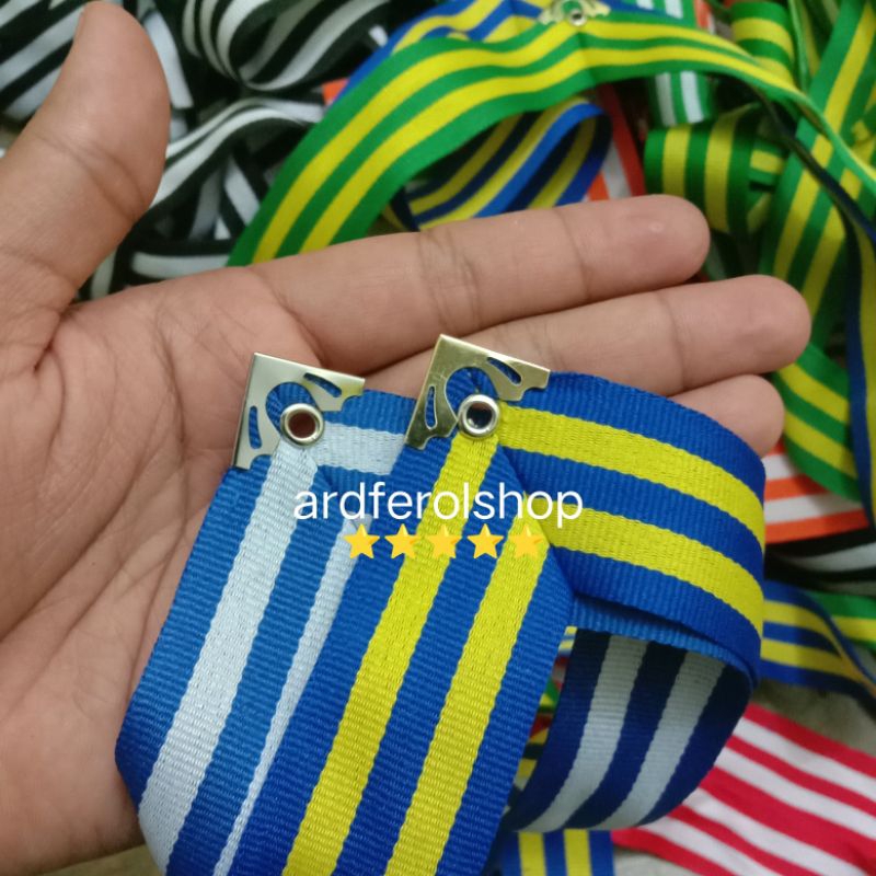 Jual Tali Medali Mata Ayam Dengan Siku Tali Medali Mendali Juara Piagam ...