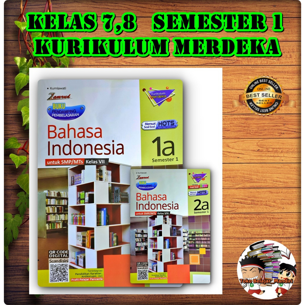 Jual Lks Bahasa Indonesia Smp Mts Kelas 7 8 Semester 1 Kurikulum
