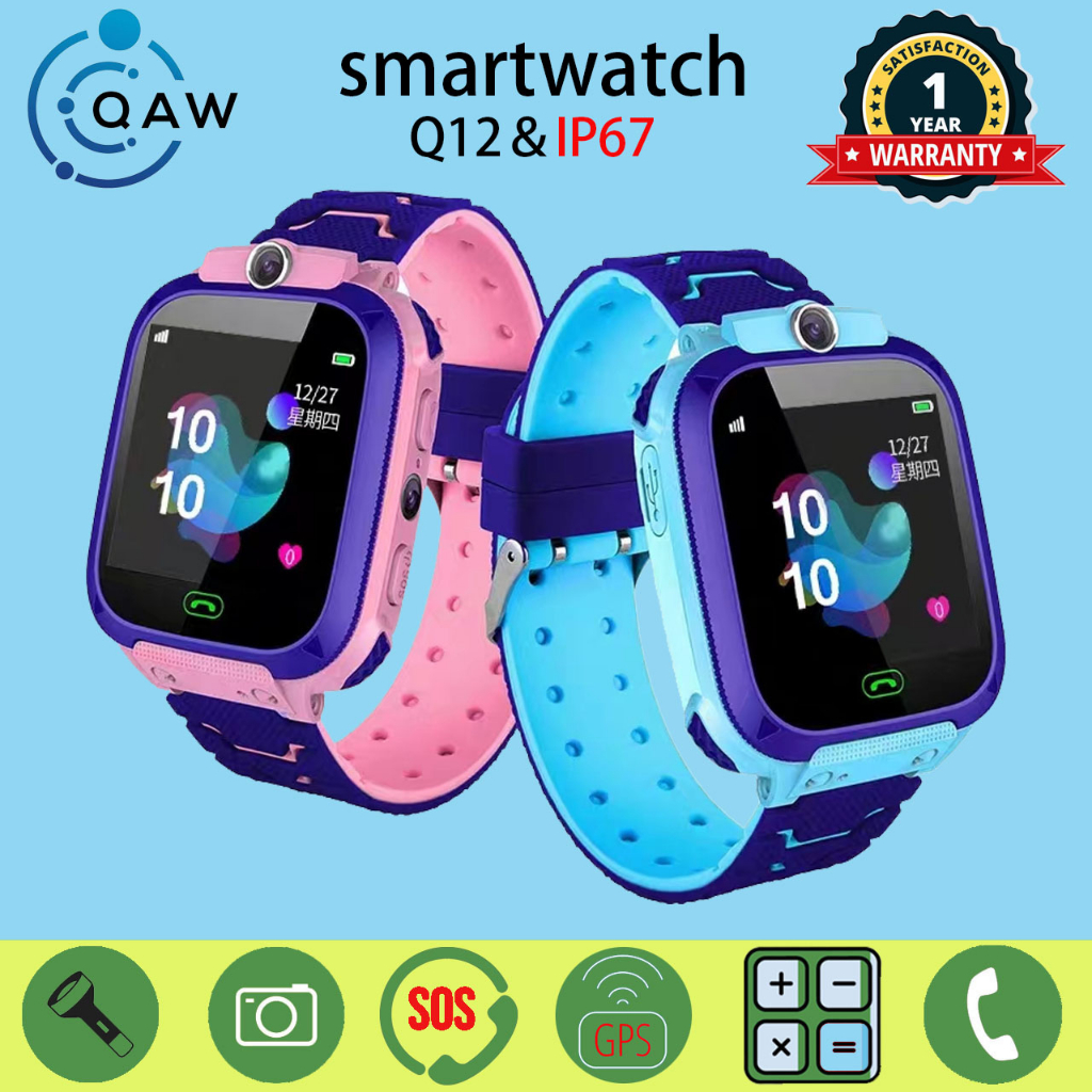 Jual Q12 Smartwatch IP67 Kids SmartWatch Waterproof Jam Pintar Layar ...