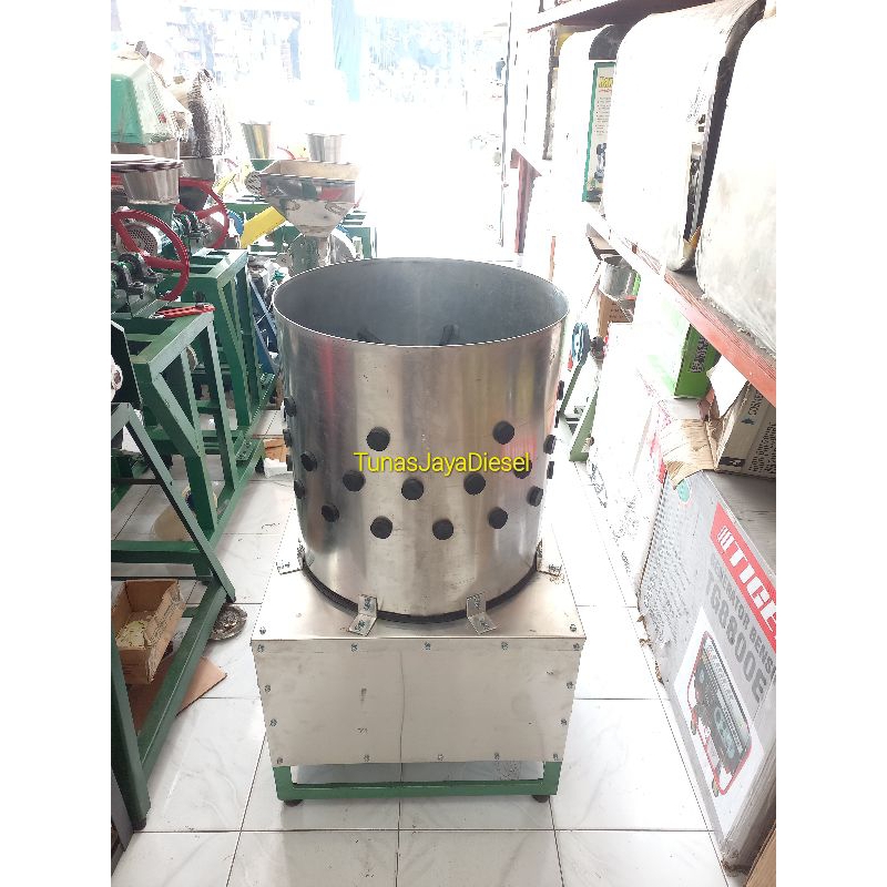 Jual Mesin Cabut Bulu Ayam Stainless + DinamoElektromotor 1Hp - TEBAL ...