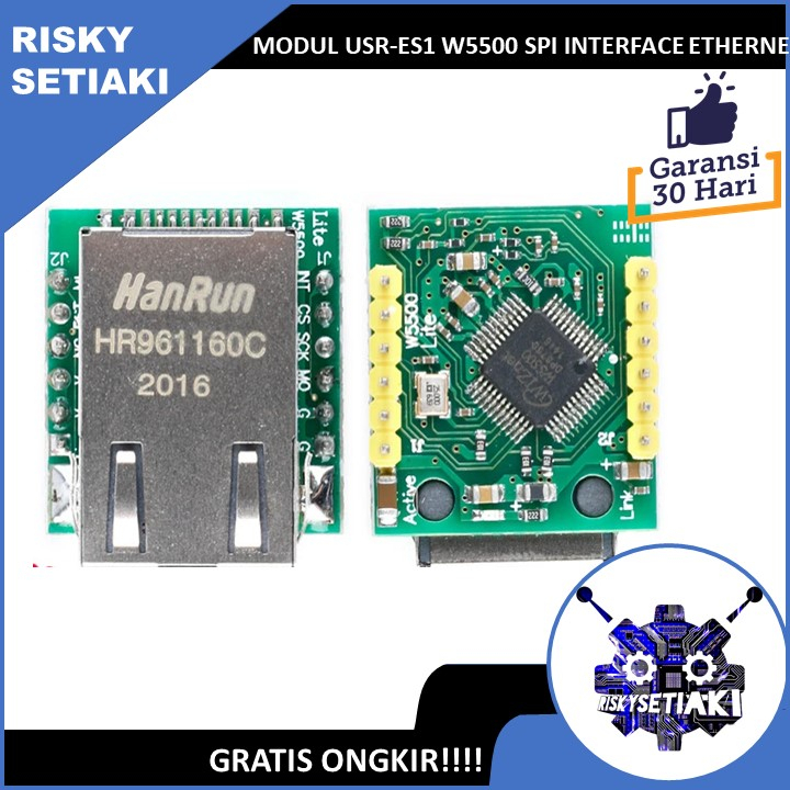 Jual MODUL USR-ES1 W5500 SPI INTERFACE ETHERNET NETWORK BOARD FOR ...