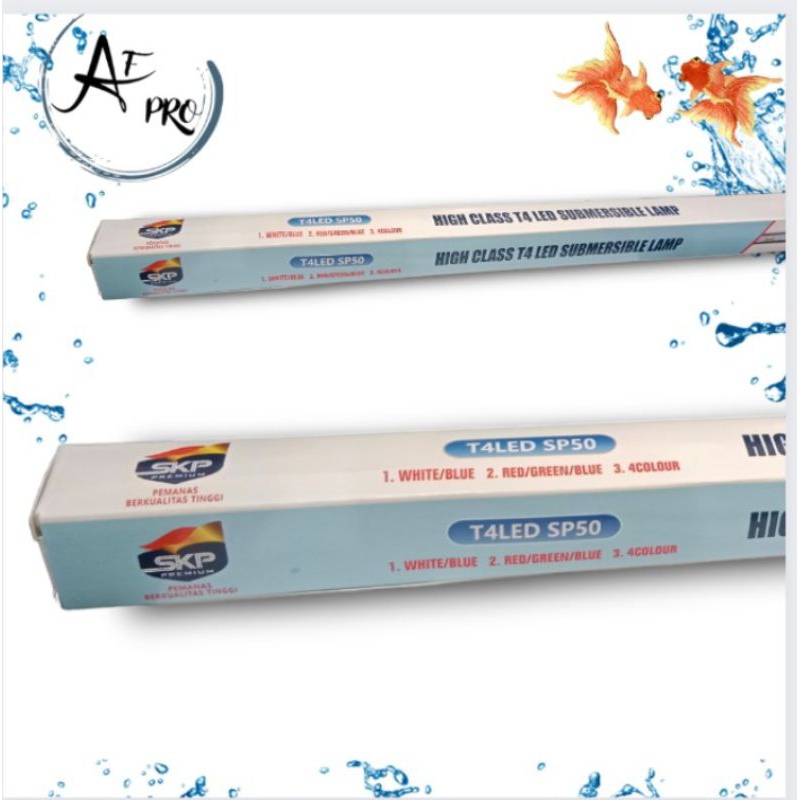 Jual Lampu Led Celup Aquarium Aquascape SKP T4LED SP 50 3X GANTI WARNA ...
