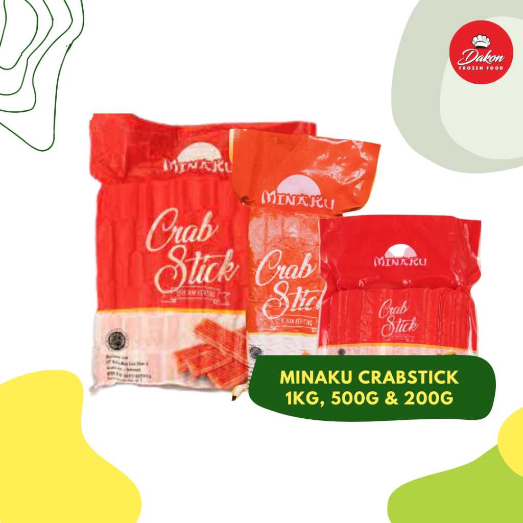 Jual Minaku Crabstick 1kg, 500g & 200g | Shopee Indonesia