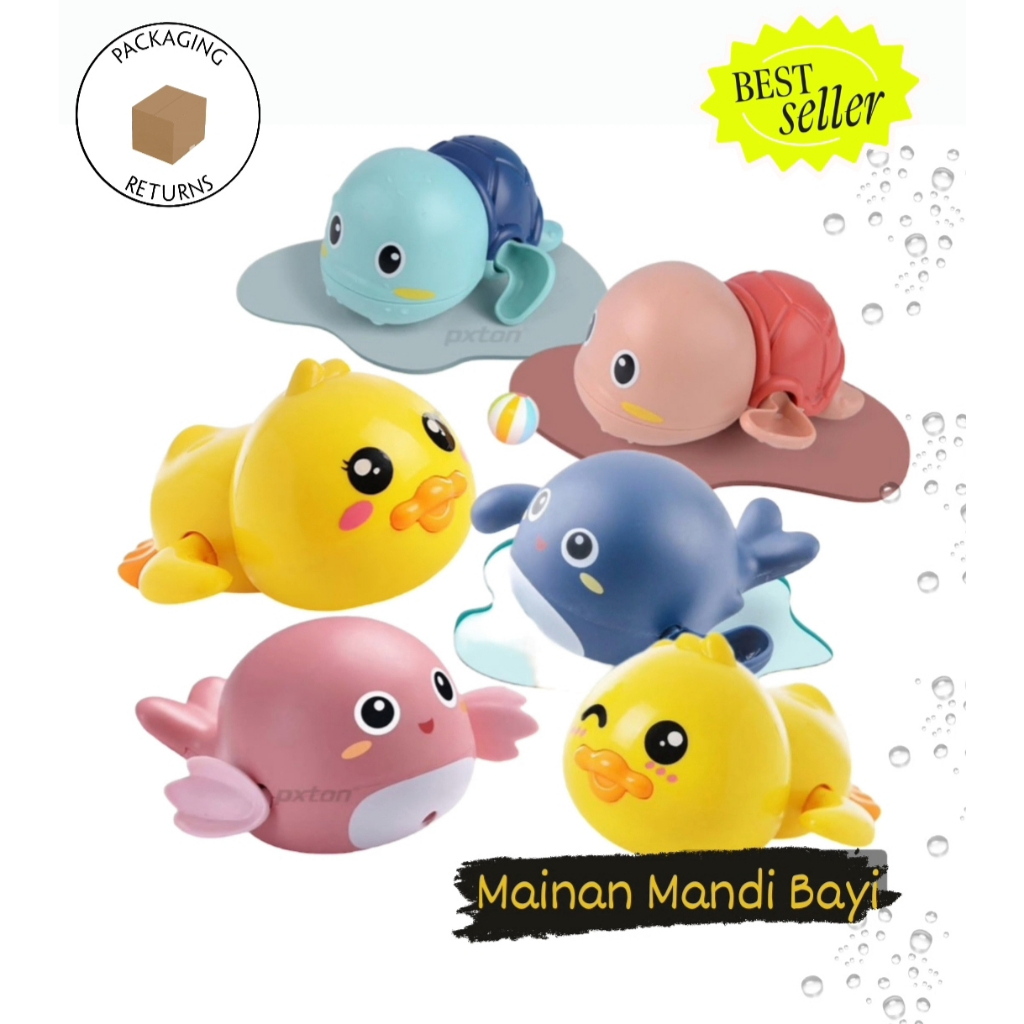 Jual Mainan Air / Mainan Kepiting Berenang / Mainan Mandi Bayi / Mainan ...