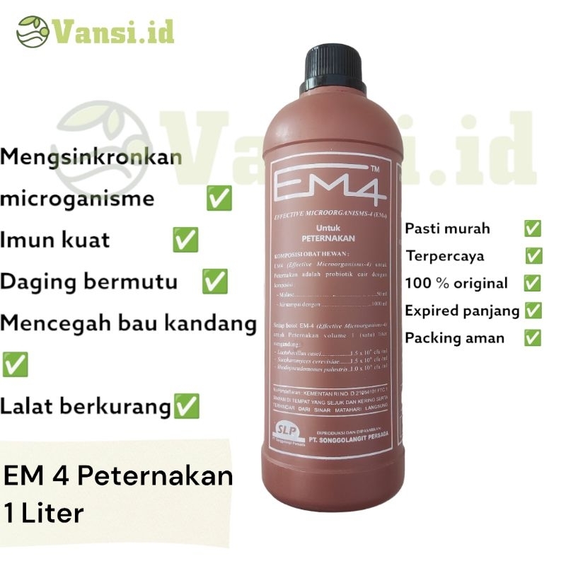 Jual EM4 Peternakan isi 1 Liter | Shopee Indonesia
