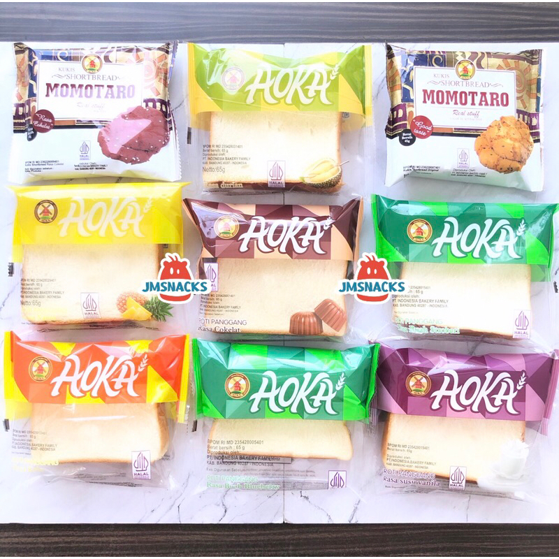 Jual [PROMO!!] Roti Panggang AOKA 65gr - sarapan ropang nikmat enak ...