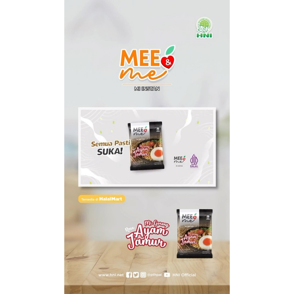 Jual Mee & Me Mie Instan HNI Isi 40 | Rasa Ayam Bawang | Mie Sehat ...