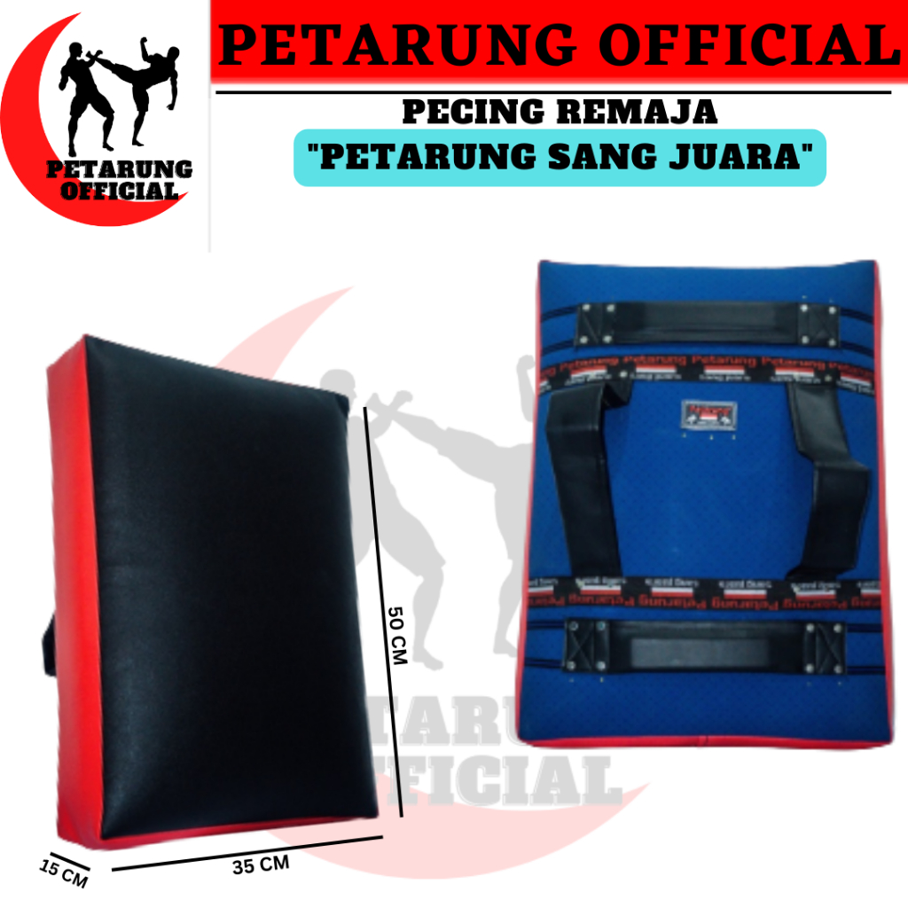 Jual pecing silat /puching pad/pecing pad 50 x 35 cm /pecing petarung ...