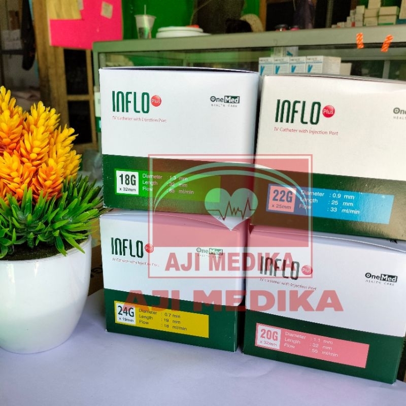 Jual Inflo Onemed plus 24G,22G,20G,18G | Shopee Indonesia