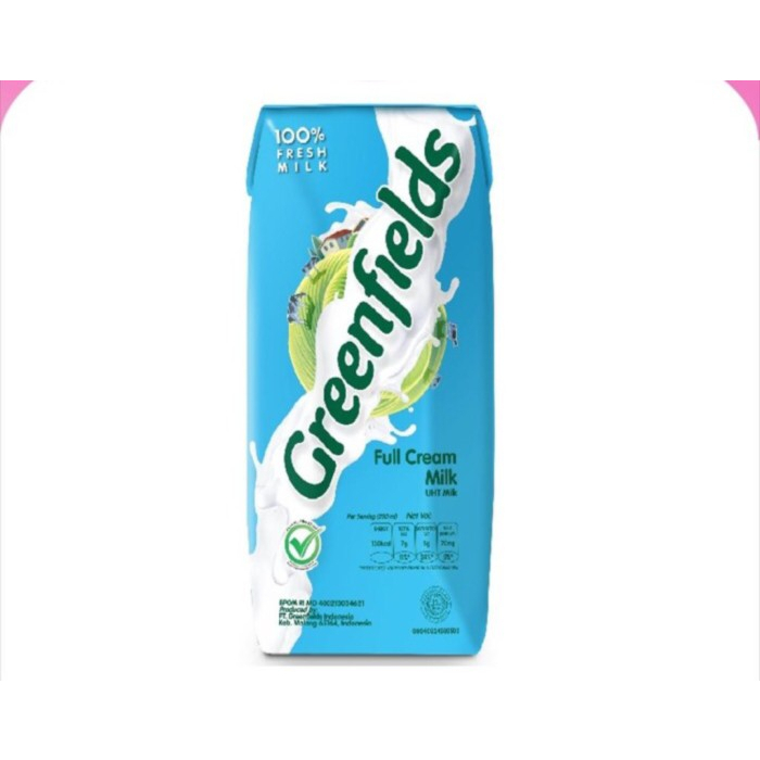 Jual Greenfields Susu UHT Full Cream 200 ml | Shopee Indonesia