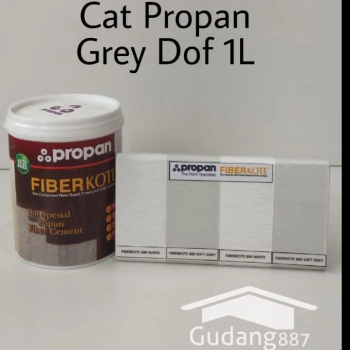 Jual Cat Propan Fiberkote GRC / Soft Grey Dof 1L / Fibersemen / Conwood ...