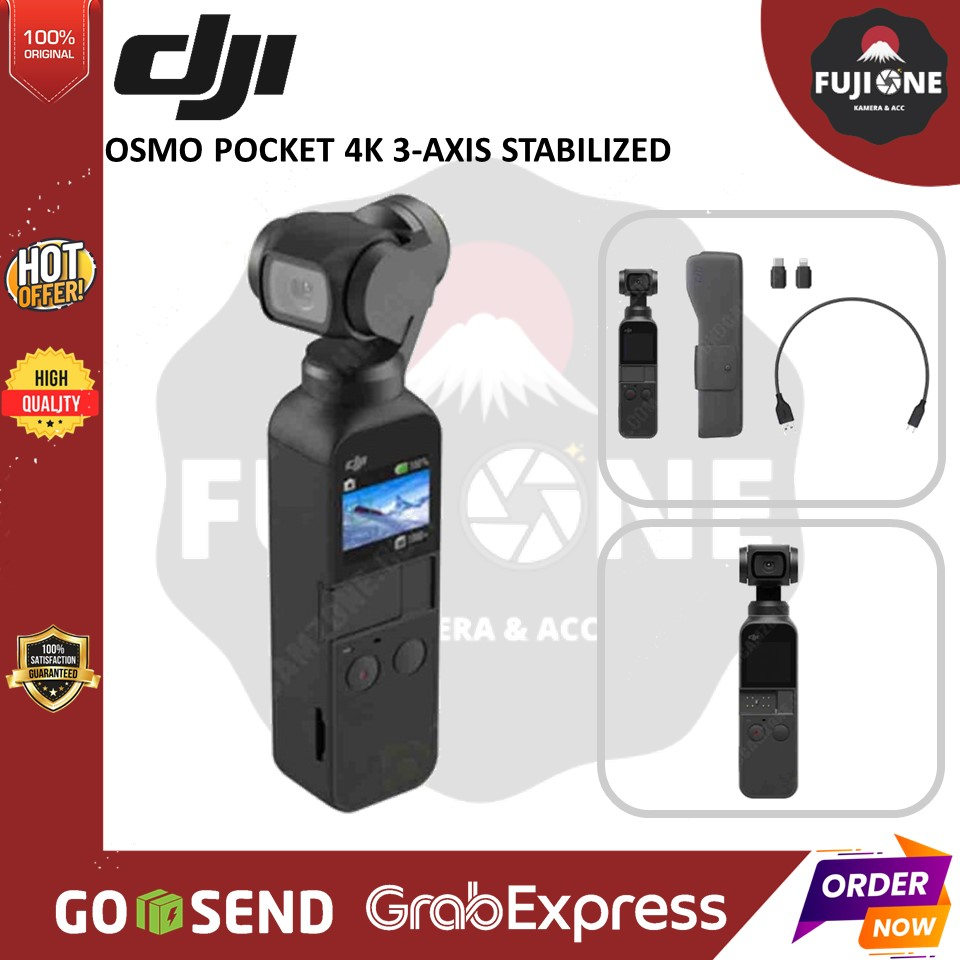 Jual DJI OSMO POCKET 4K 3-AXIS STABILIZED HANDHELD CAMERA | Shopee Indonesia