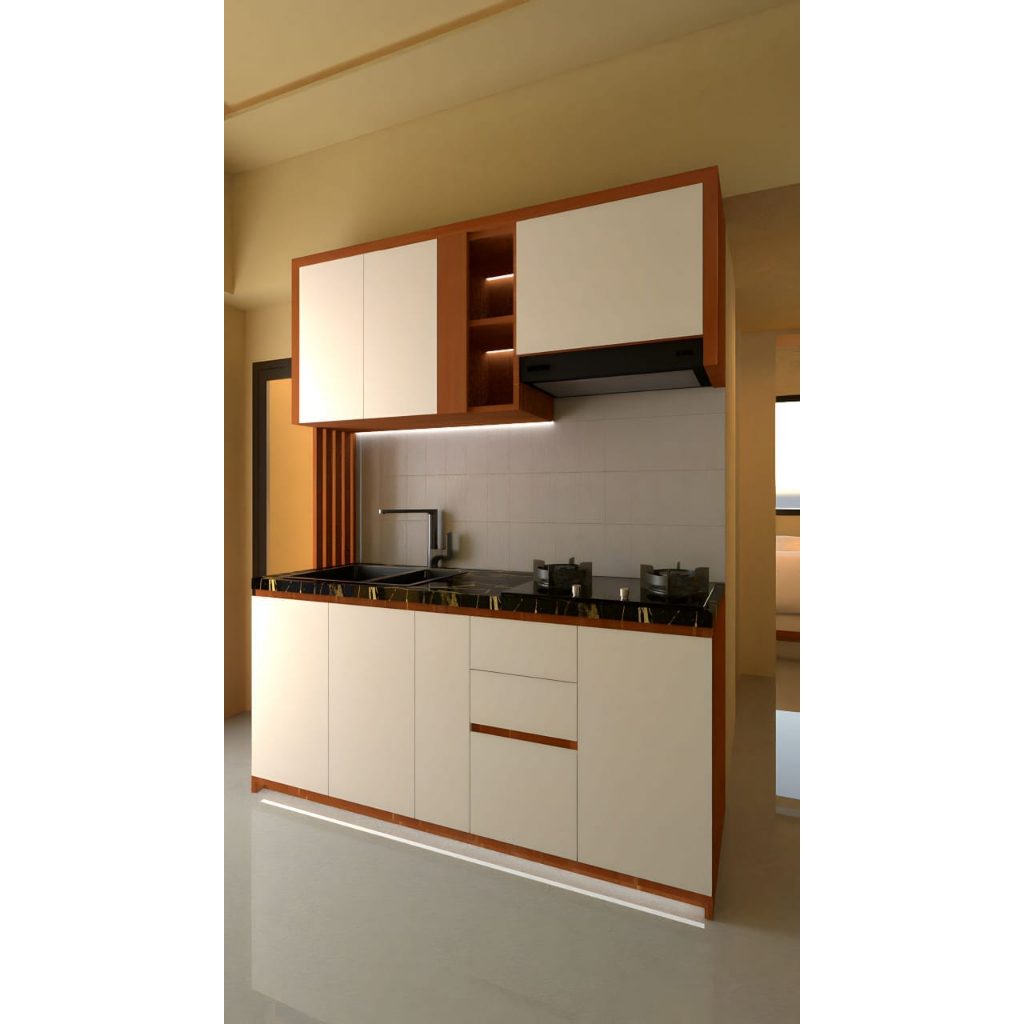 Jual PREMIUM Design | Kitchen Set Minimalis Custom HPL | Kitchen set ...