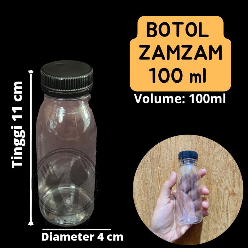 Jual [KELIPATAN 10 pc] botol zam zam kecil botol zamzam kecil bening ...