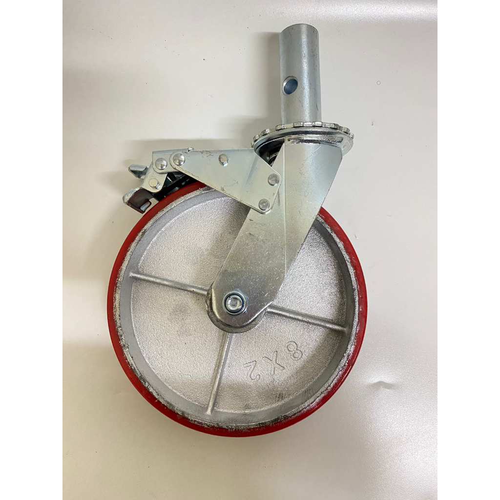 Jual Roda scaffolding Caster Pu Heavy Duty 8 inch | Shopee Indonesia