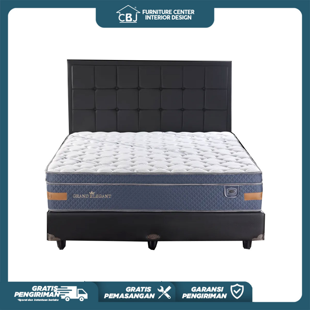 Jual Elite Kasur Springbed Grand Elegant Full Set Khusus