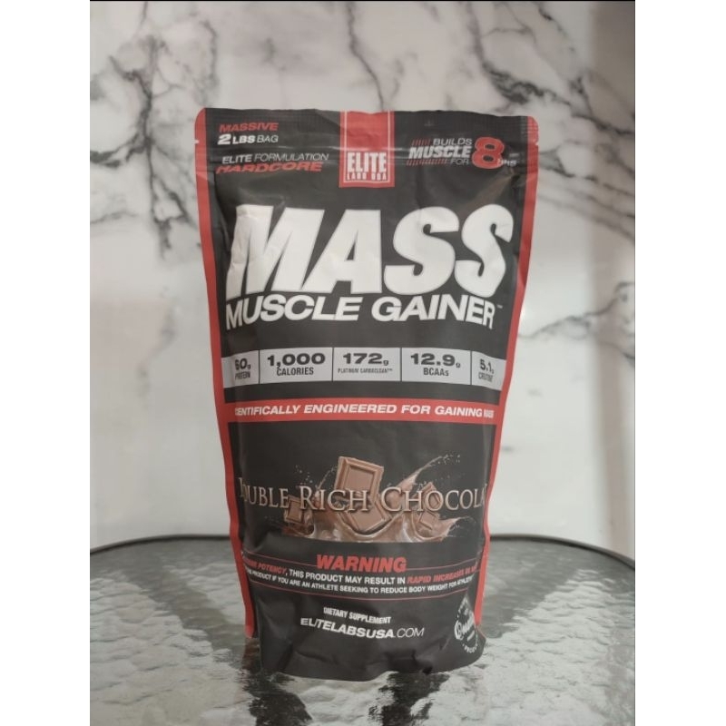 Jual Elite Labs Mass Gainer 2lb Susu Protein Gain Mass Penambah Berat ...