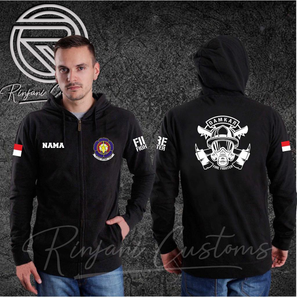 Jual JAKET DAMKAR 02 GRATIS NAMA DAN MASKER - JAKET PEMADAM KEBAKARAN ...