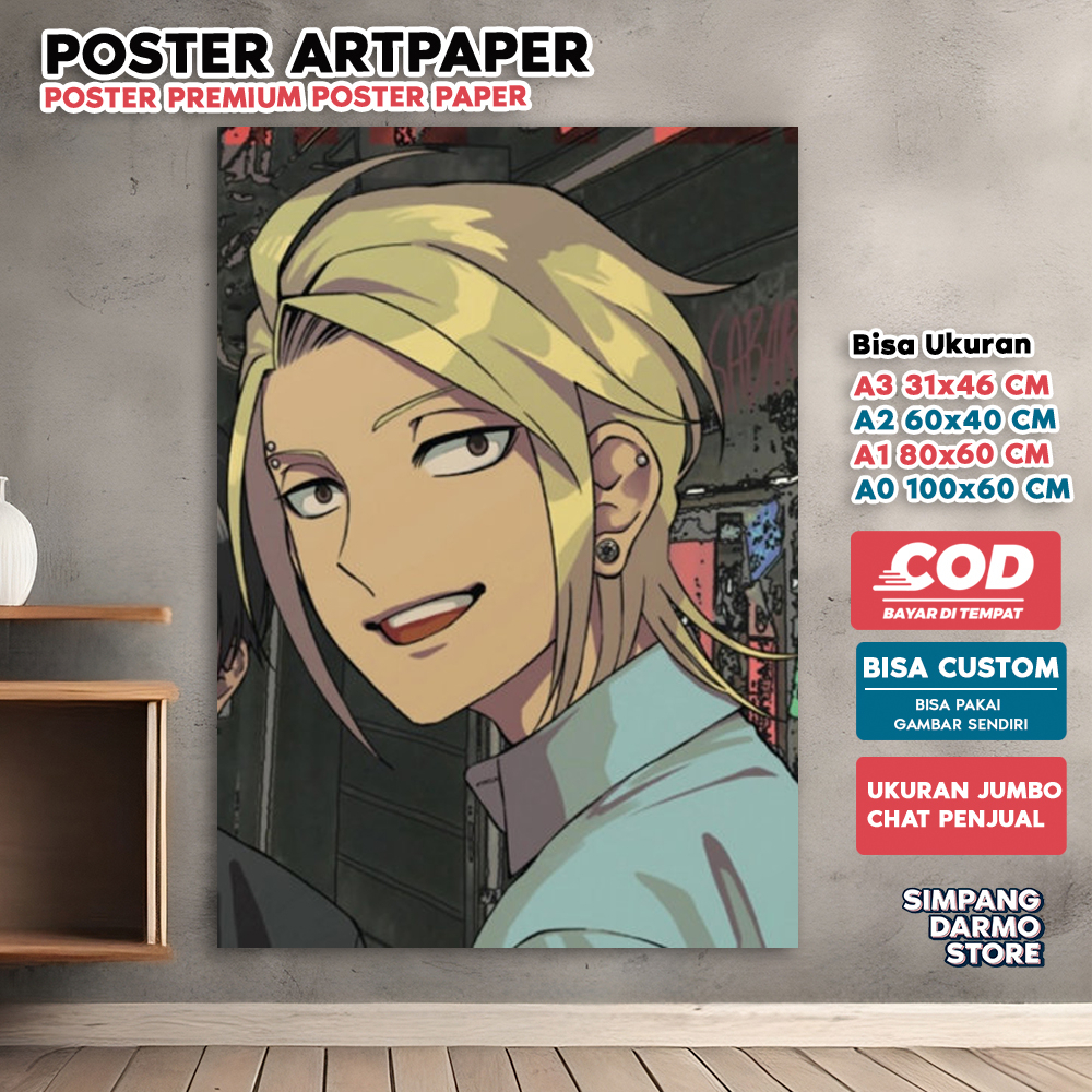 Jual Poster Anime Dead Mount Death Play Kualitas HD dan Bisa Custom ...