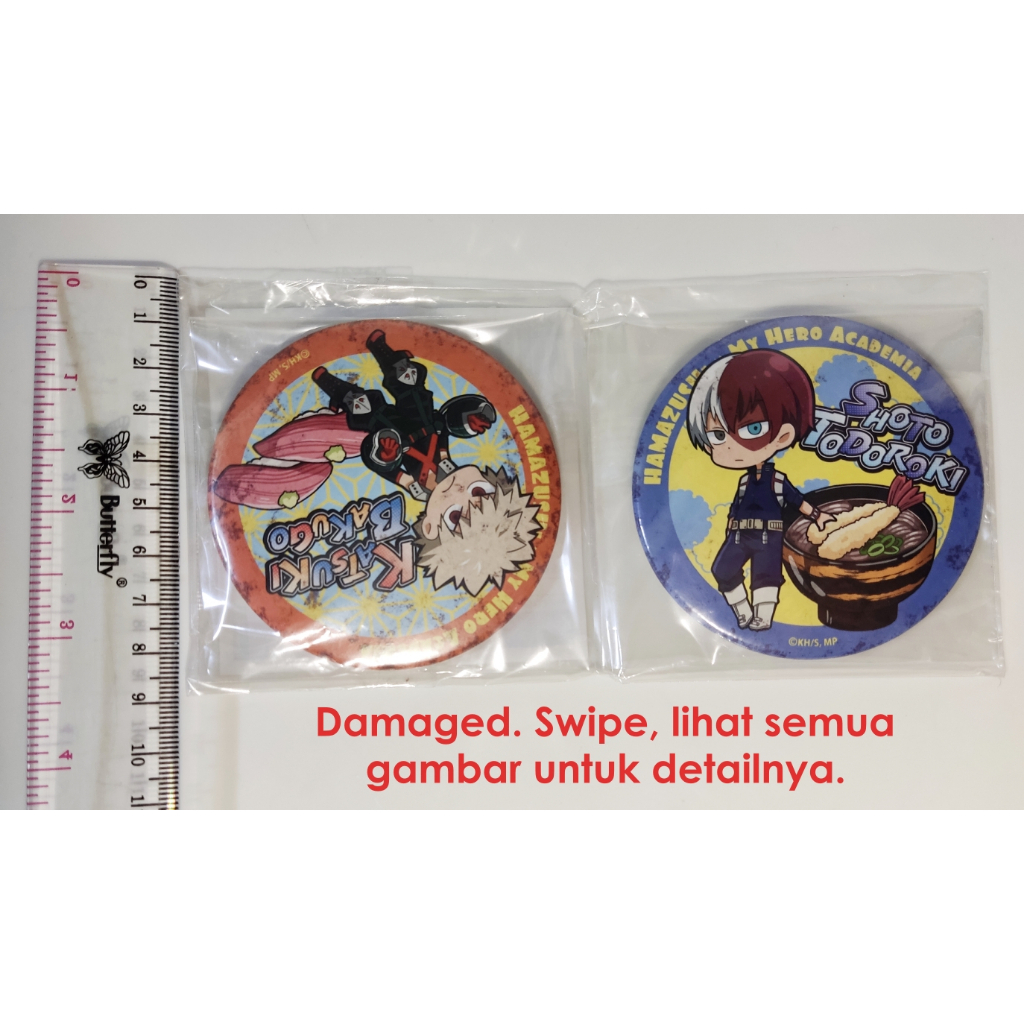 Jual [DAMAGED] Badge 7,5cm Boku no Hero Academia Shoto Todoroki Bakugo ...