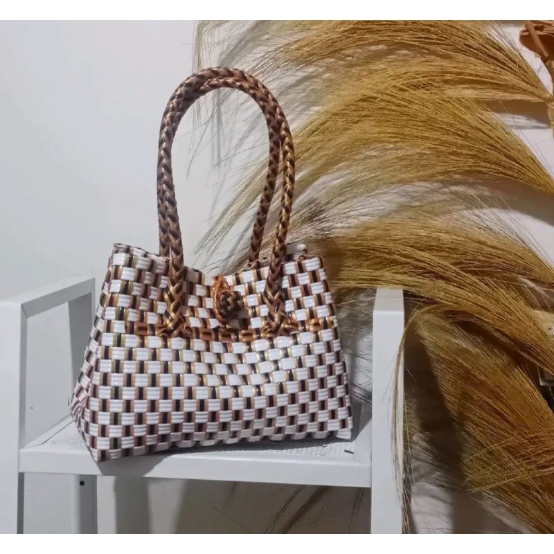 Jual TAS JALI PATTY/TAS ANYAMAN JALI PREMIUM/TAS ANYAM KEKINIAN/TAS ...