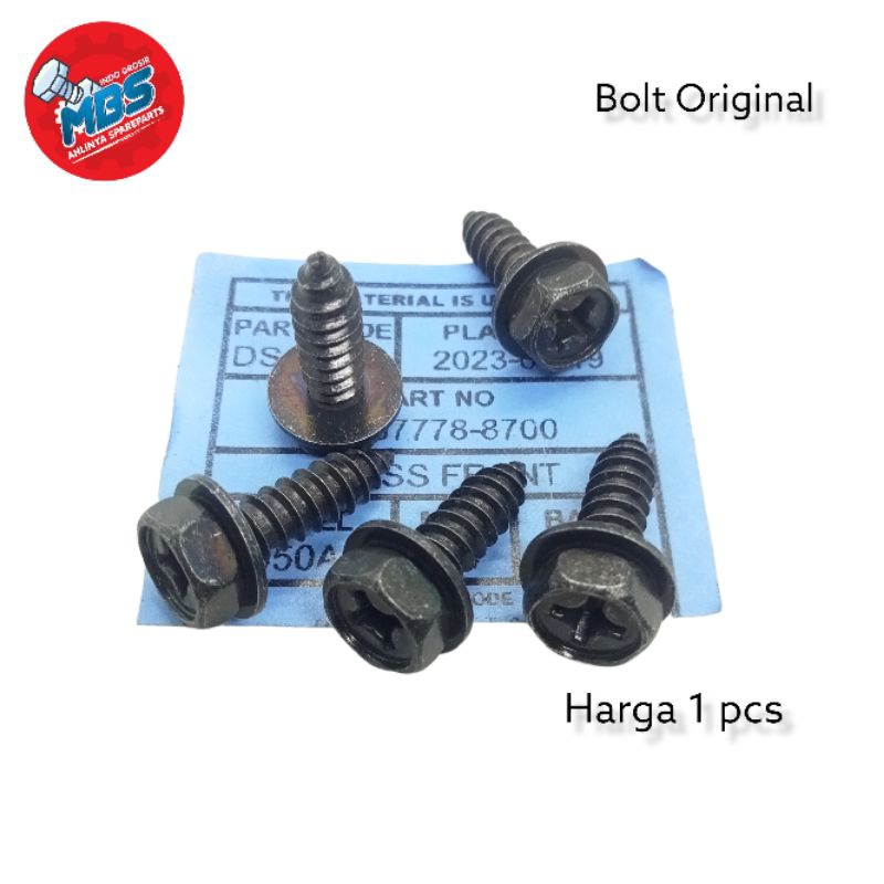 Jual BAUT 10 SCRUP M6 FANDER SPAKBOR KARPET LUMPUR FILTER DRAT KASAR ...